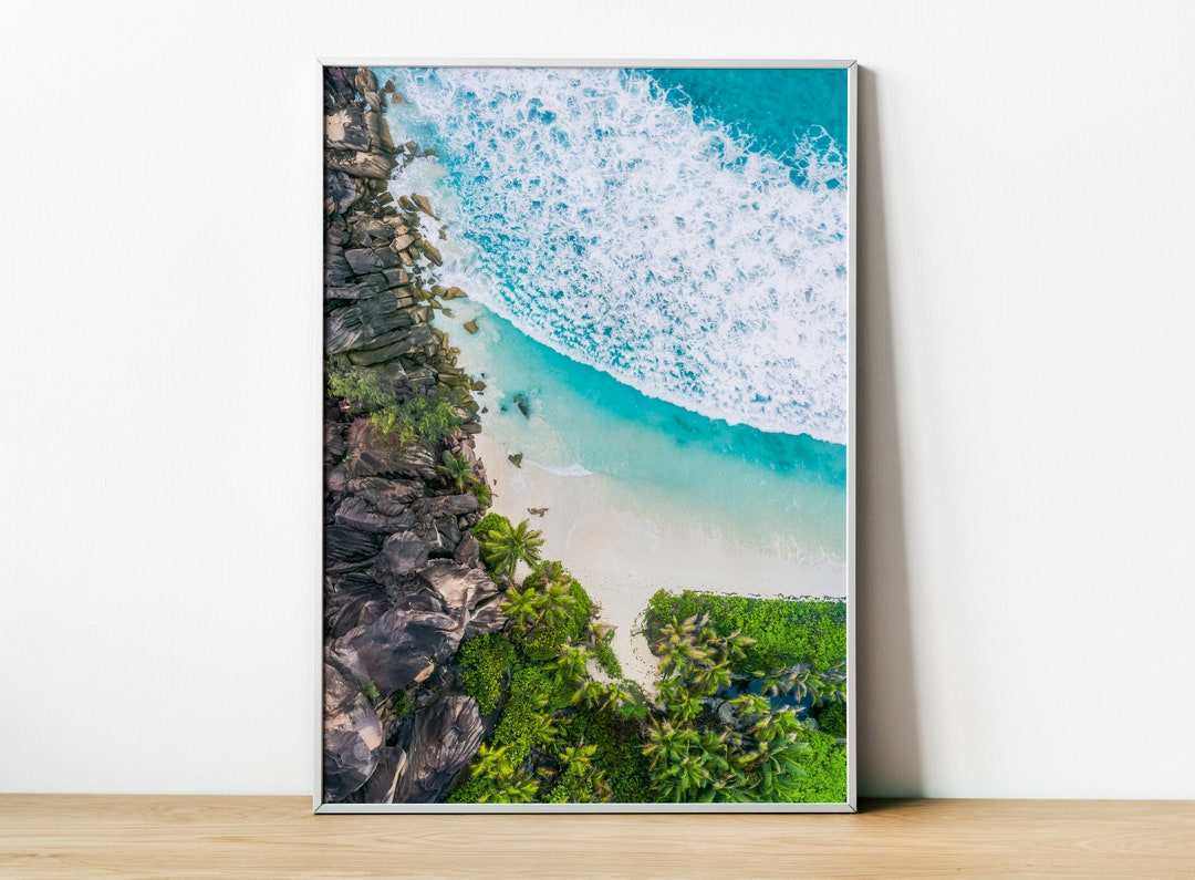 Beach Poster, Ocean Print, Ocean Photography, Ocean Photo,beach Wall ...