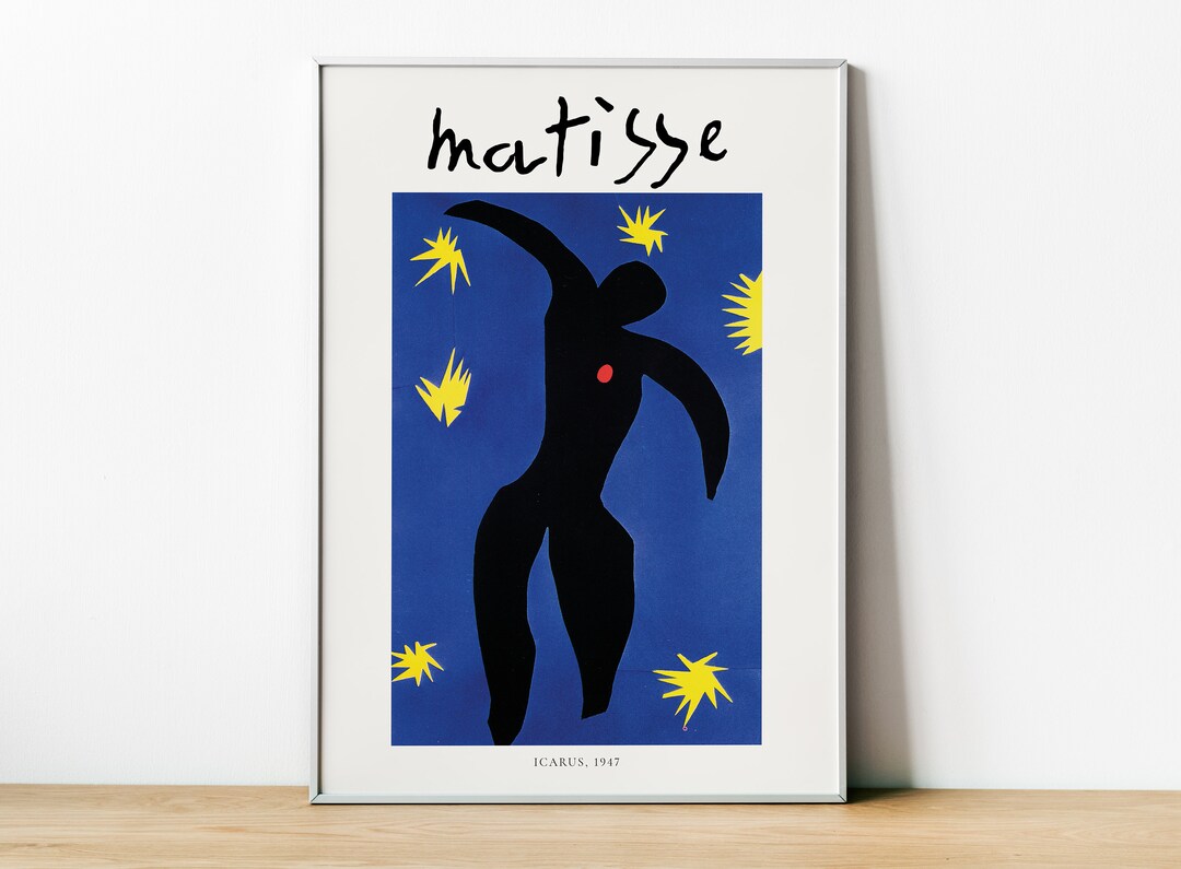 Matisse Print, Icarus, Henri Matisse ,matisse Framed Print, Icarus ...