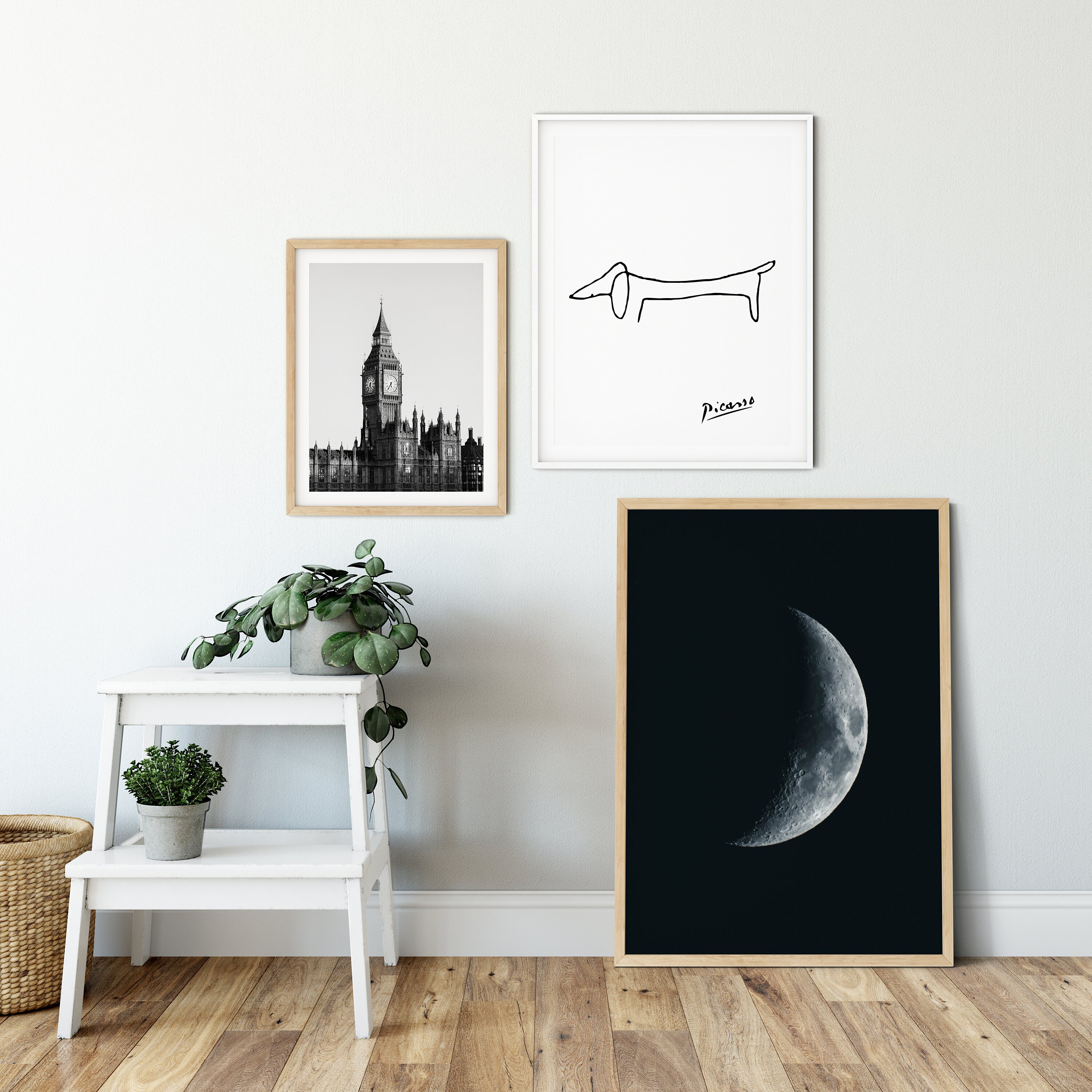 Moon Print Moon Poster Moon From Space Photo NASA Moon Art - Etsy