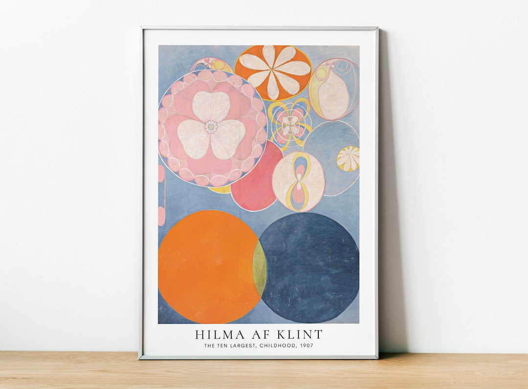 Hilma Af Klint Art Print, the Ten Largest 1907, Childhood, Hilma Klint ...