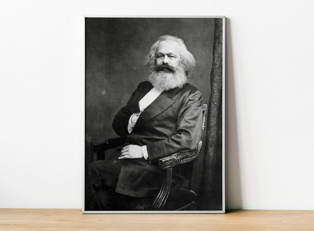 Karl Marx Print, Karl Marx Vintage Photography, Karl Marx Poster ...