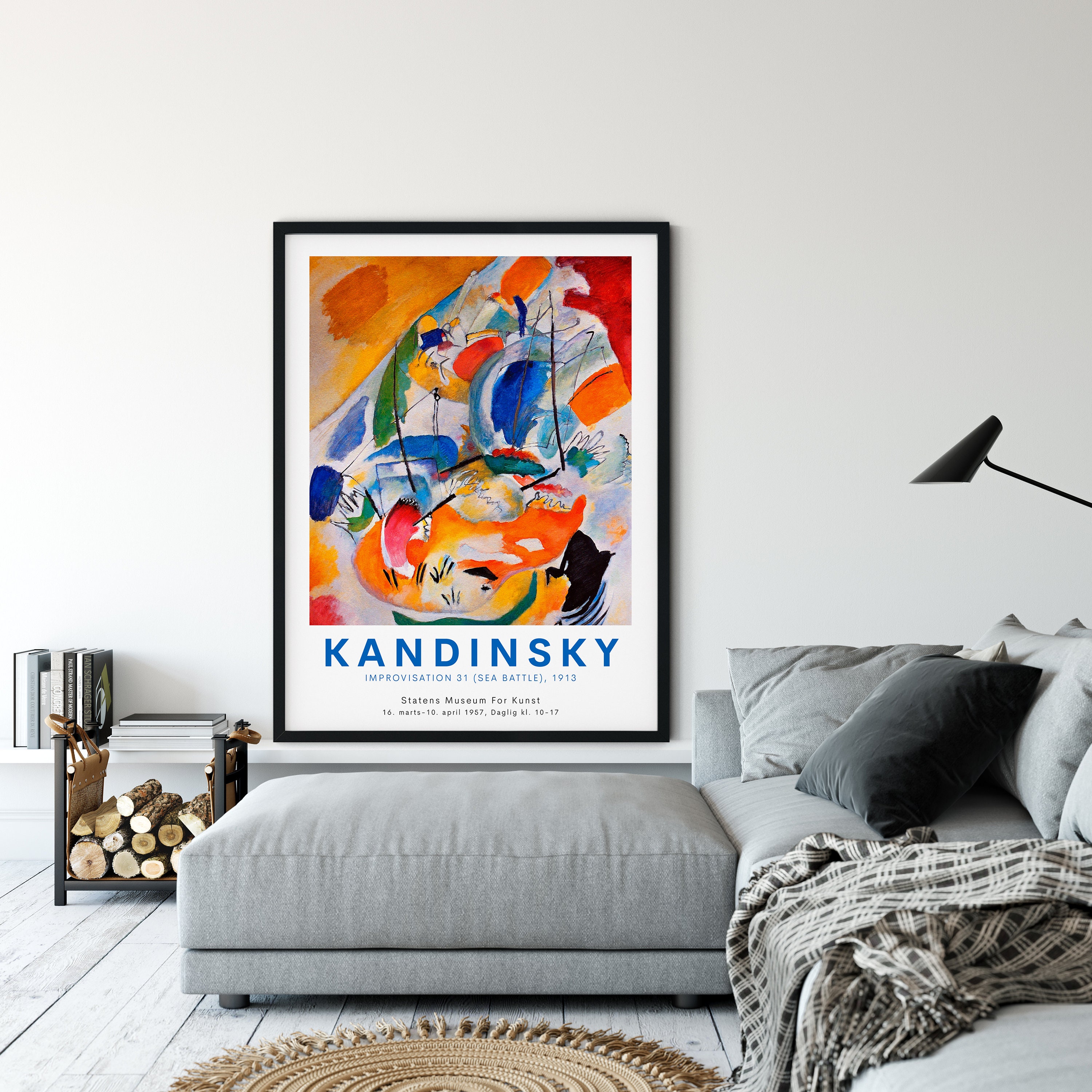Kandinsky Sea Battle Wassily Kandinsky Exhibition Poster | Etsy
