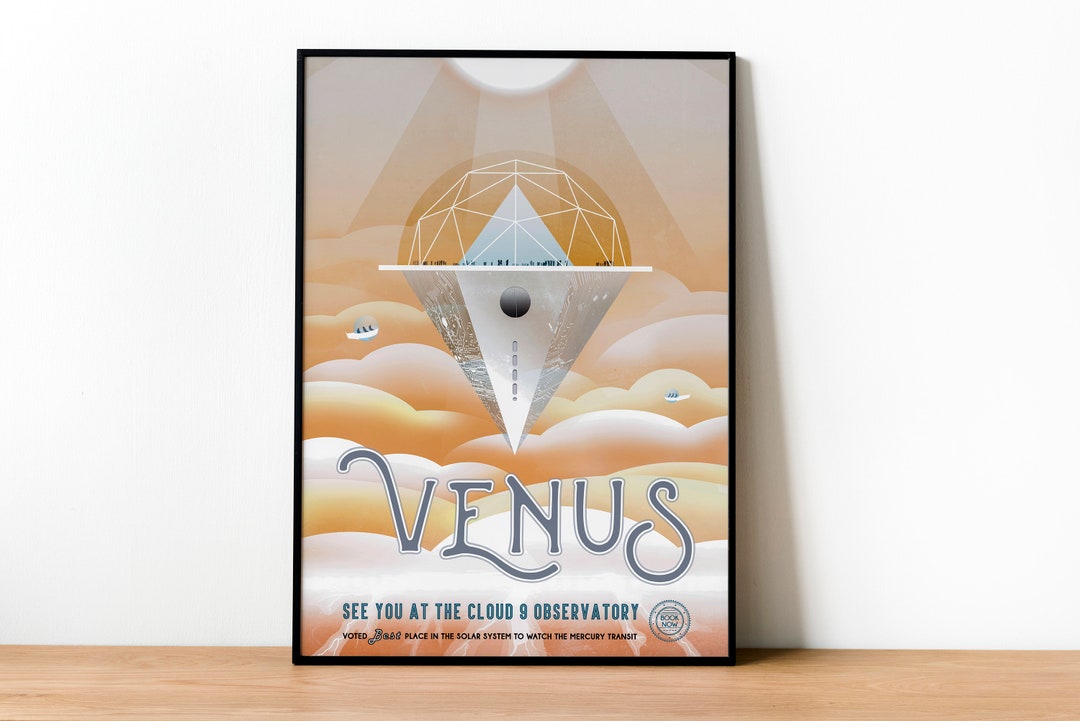 NASA Posters: Venus Visions of the Future Seriesastronaut - Etsy