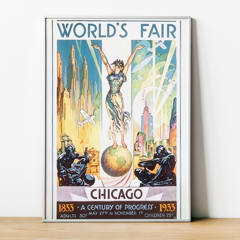 World Fair Poster Prints - Etsy UK