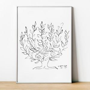 Matisse Print, La Platane, the Plain Tree 1951, Serigraph, Henri ...