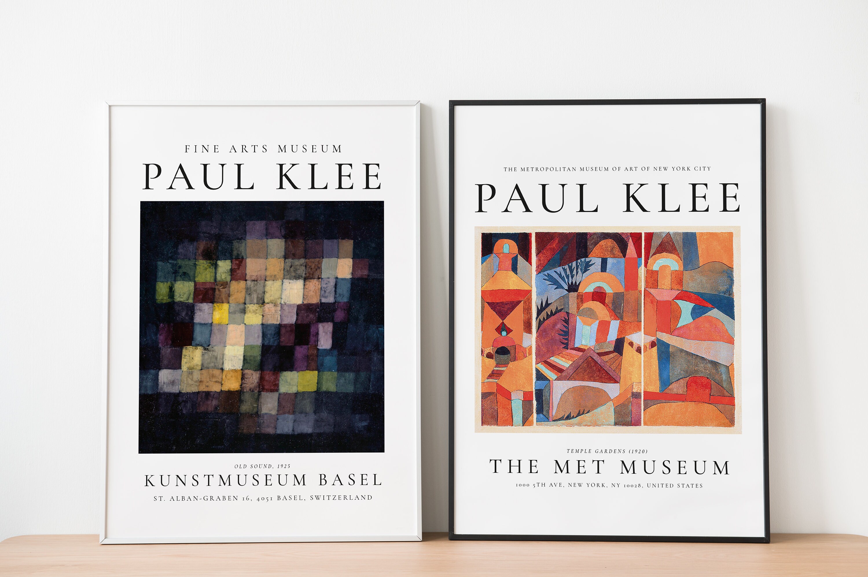 Paul Klee Exhibition Poster Old Sound 1925 MOMA German - Etsy
