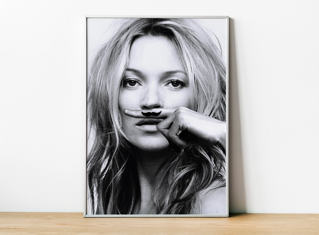 Kate Moss Print, Kate Moss Photography, Supermodel, Kate Moss Poster ...