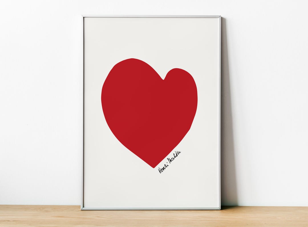 Henri Matisse, the Heart, Matisse Poster, Matisse Framed Print, Mid ...