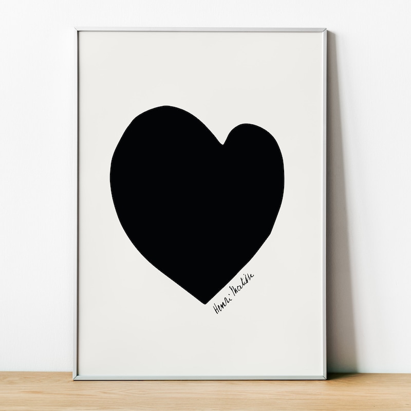 Heart Poster - Etsy