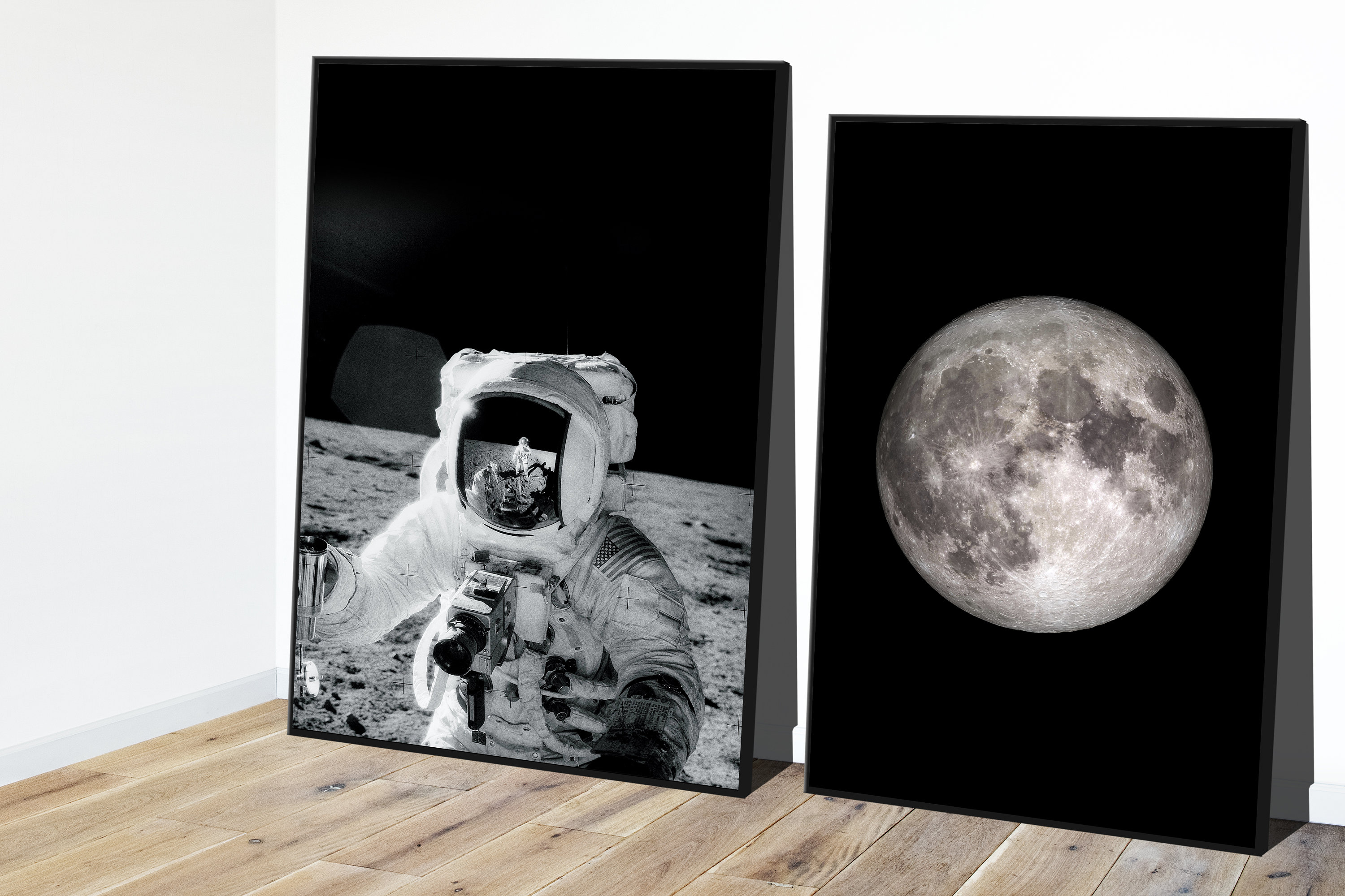 Moon Print Moon Poster Moon From Space Photo NASA Moon Art | Etsy