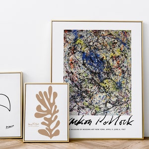 Jackson Pollock Poster, Abstract Expressionism Print, Jackson Pollock ...