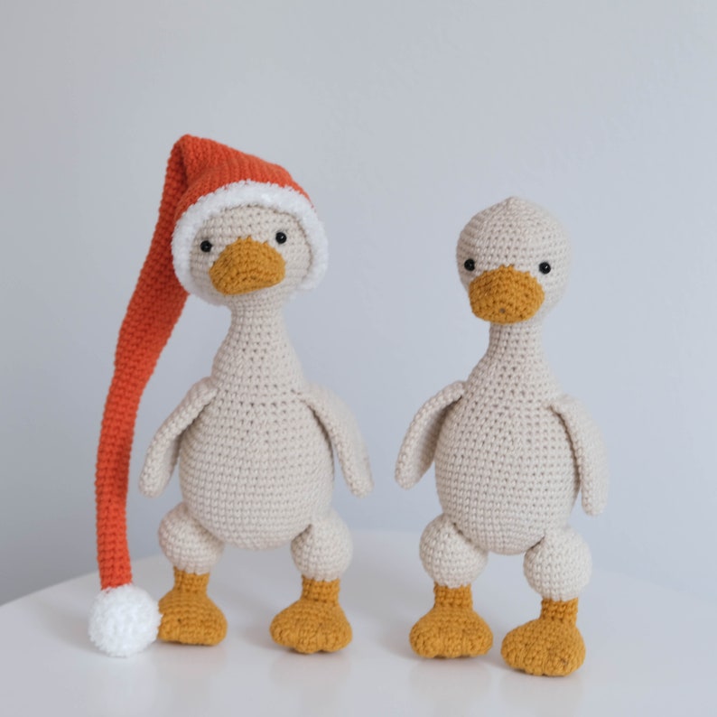 Goose Crochet Pattern, Stuffed Bird Amigurumi, PDF Tutorial in English ...