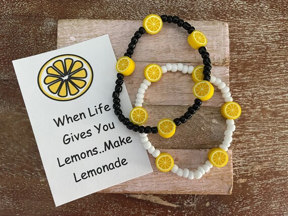 When Life Gives You Lemons Make Lemonade Bracelet | Etsy