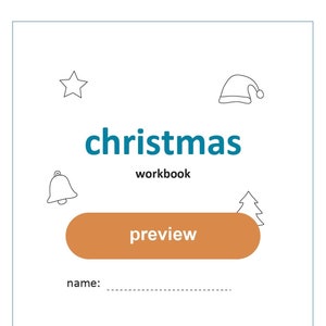 Workbook Christmas - Digital File - Etsy