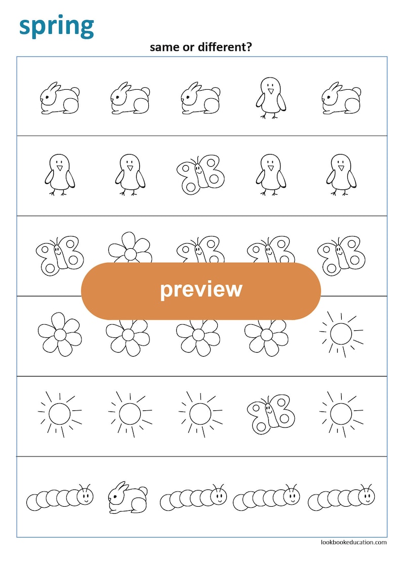 Workbook Spring - Digital File - Etsy