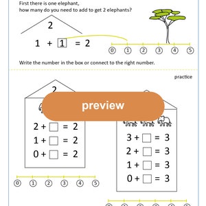 Workbook Counting and Addition up to 5 - Digital File - Etsy
