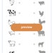 Workbook Farm Animals - Digital File - Etsy