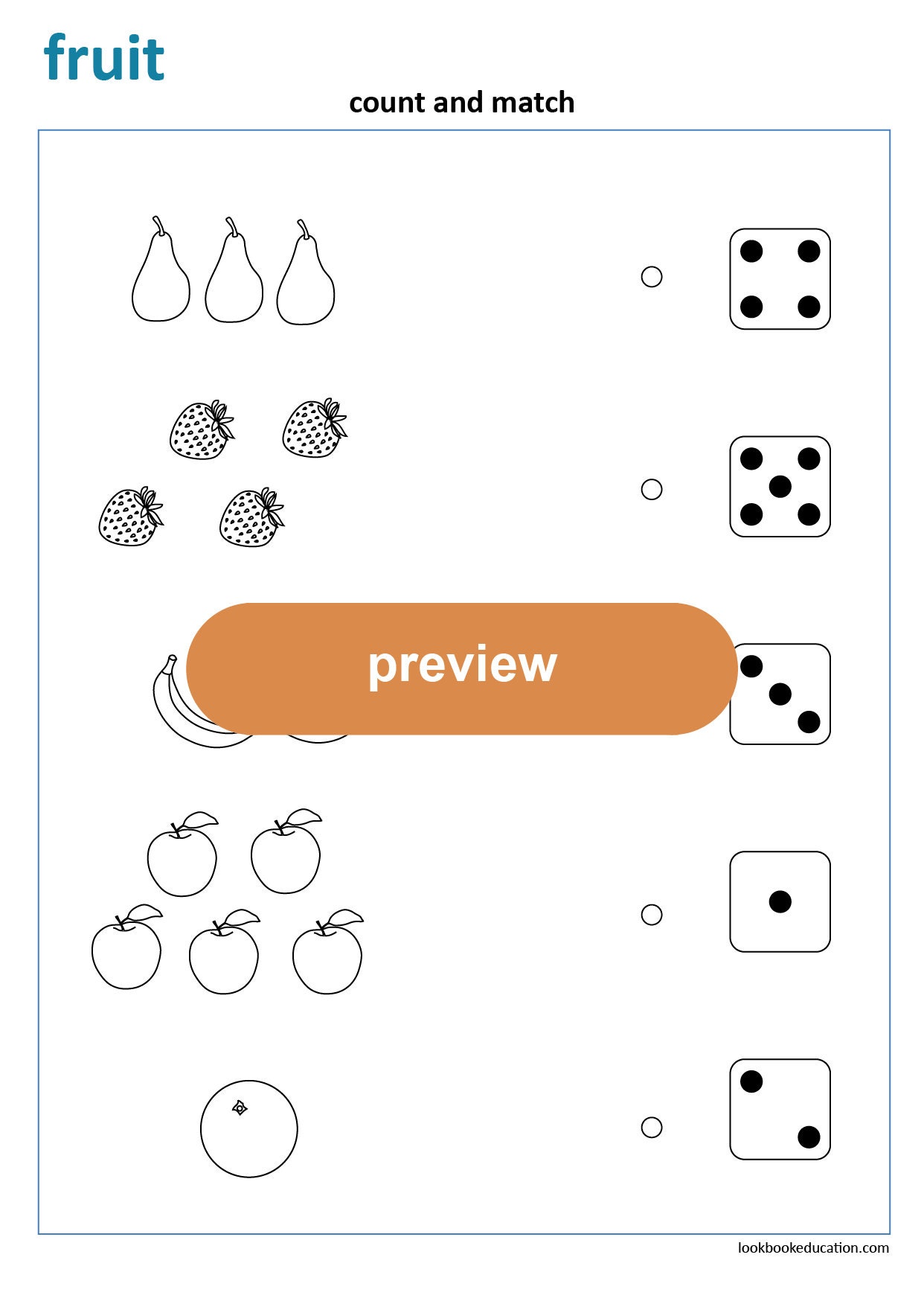 Workbook Fruit - Digital File - Etsy