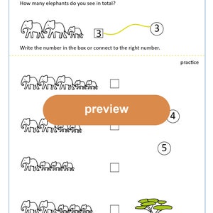 Workbook Counting and Addition up to 5 - Digital File - Etsy