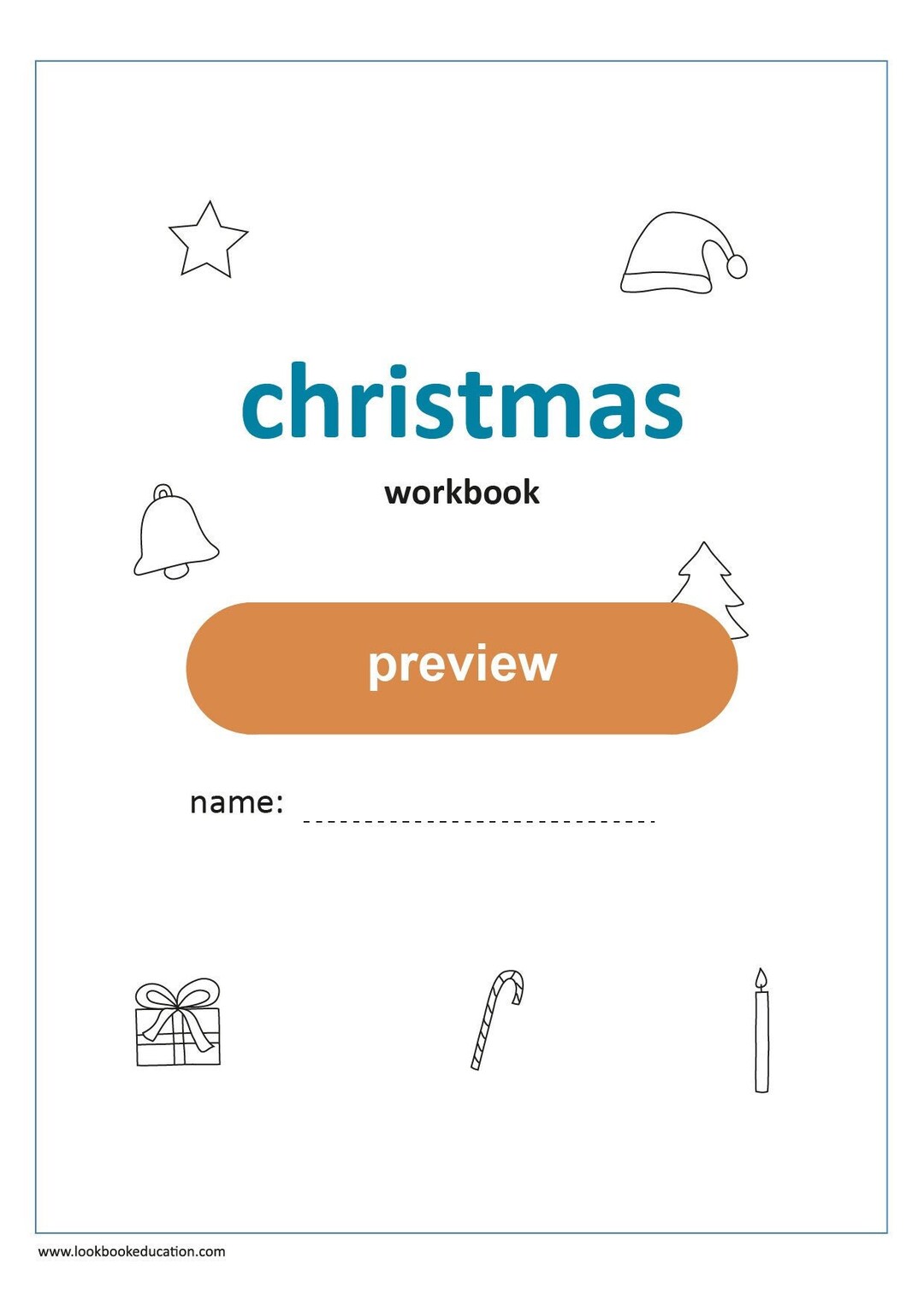 Workbook Christmas - Digital File - Etsy