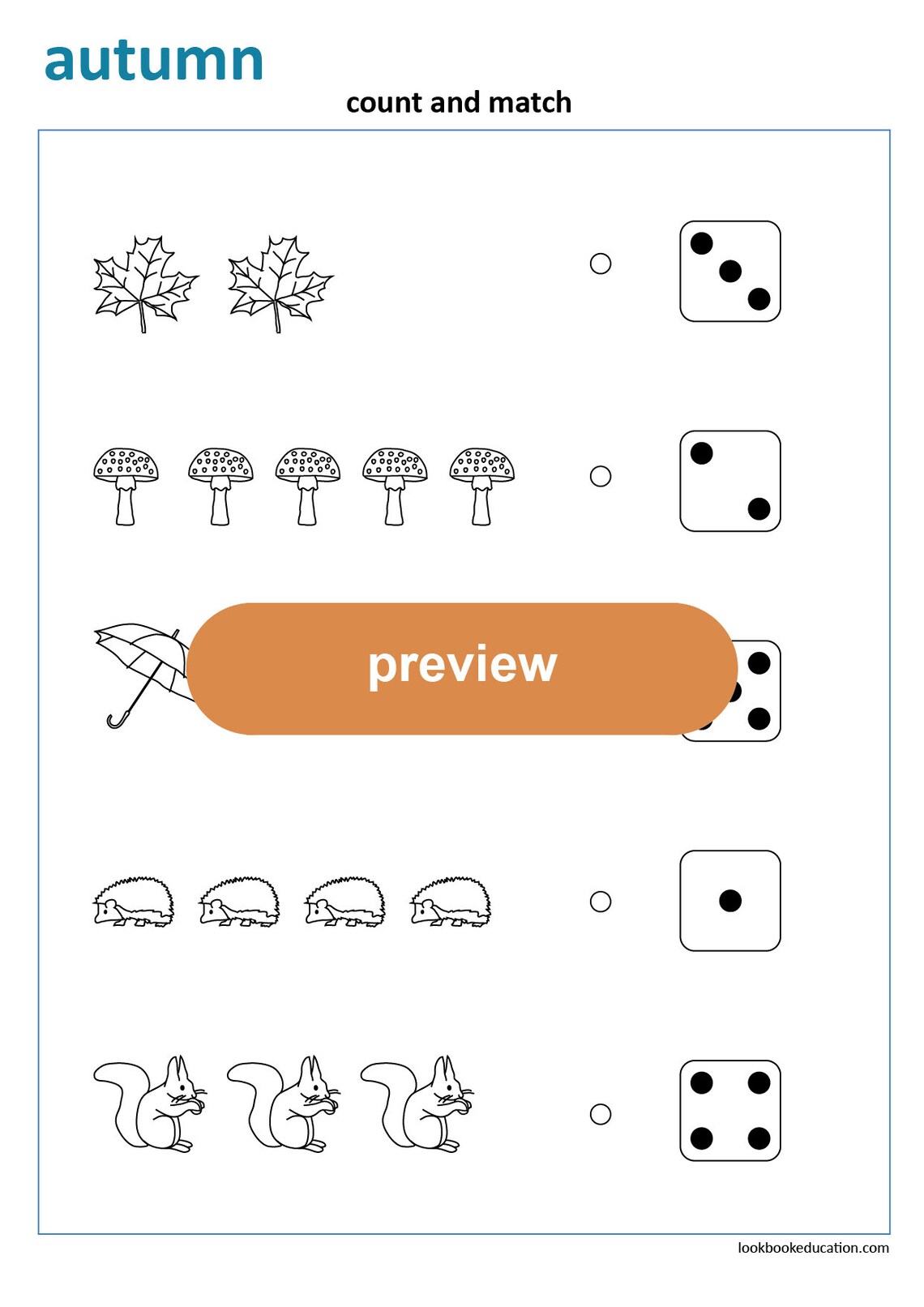 Workbook Autumn Digital File - Etsy