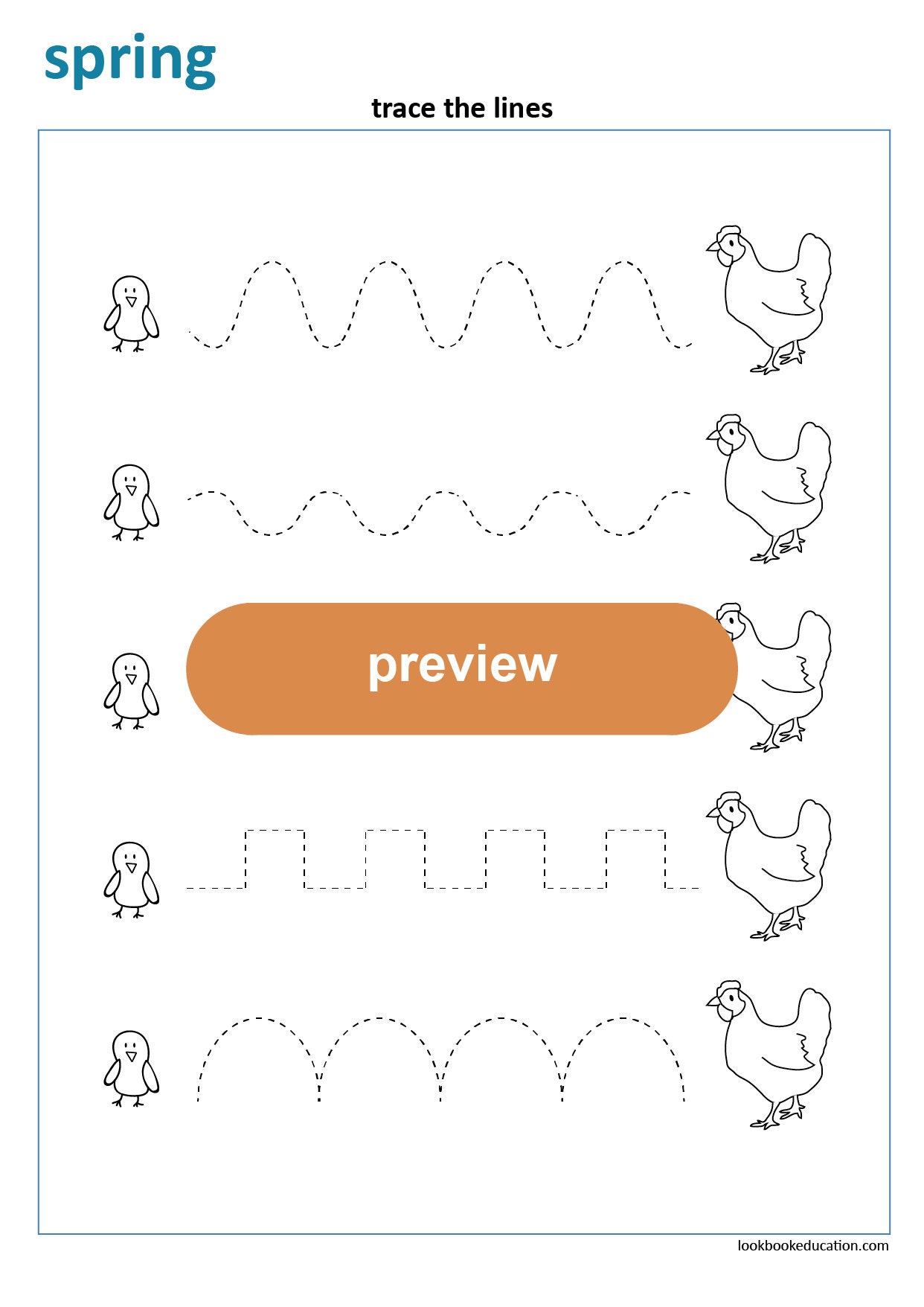 Workbook Spring - Digital File - Etsy