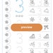 Workbook Winter | Tracing Numbers & Counting Objects - Digital File - Etsy