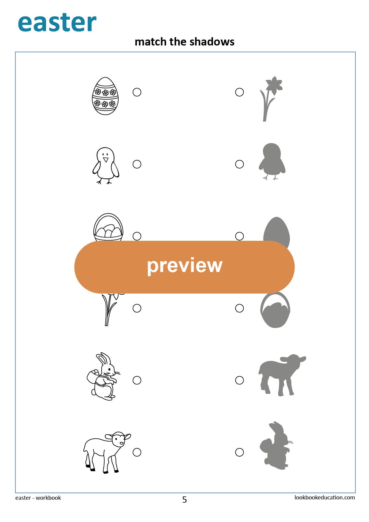 Workbook Easter - Digital File - Etsy