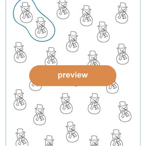 Workbook Winter | Tracing Numbers & Counting Objects - Digital File - Etsy