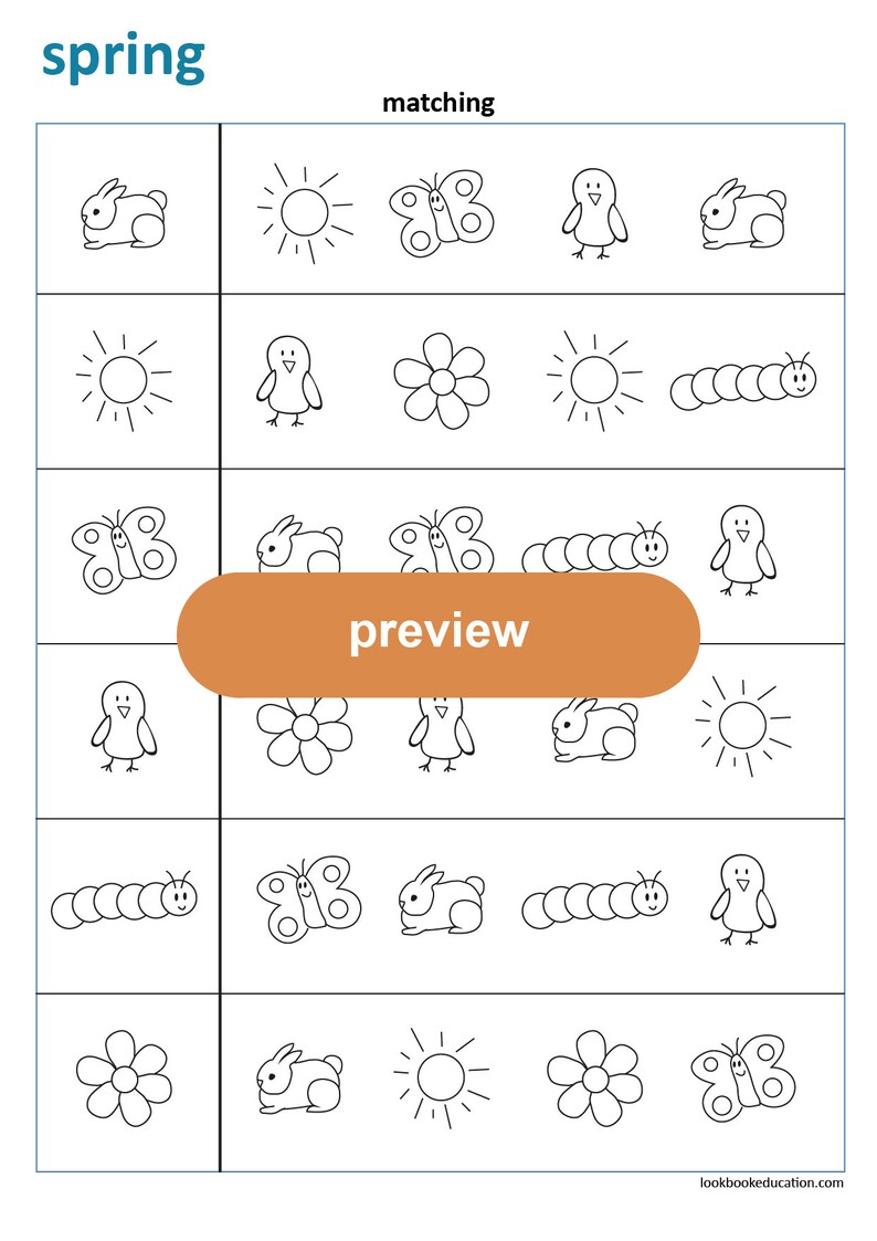 Workbook Spring - Digital File - Etsy
