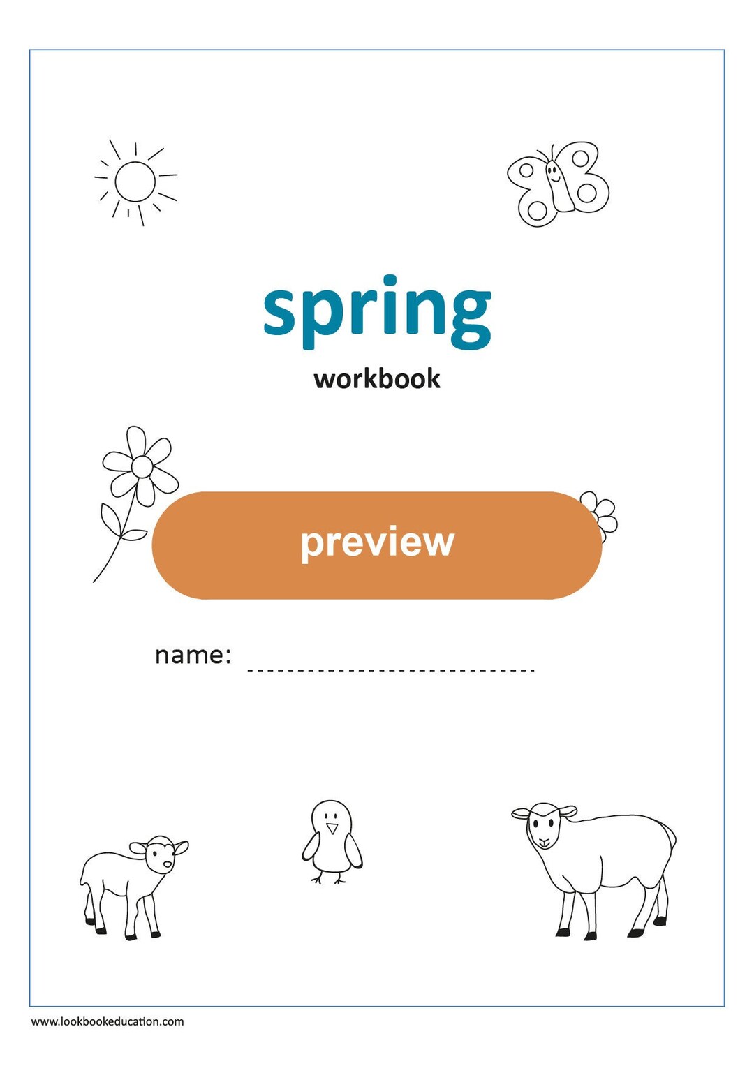 Workbook Spring - Digital File - Etsy