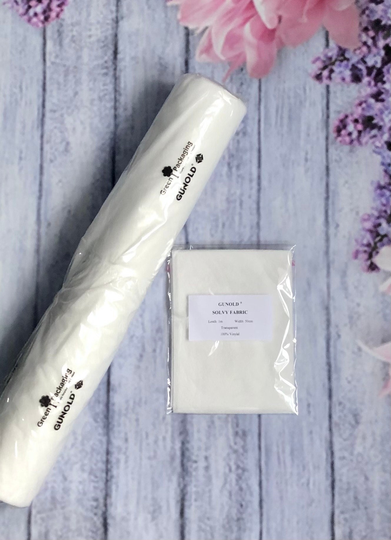 Solvy Fabric Water Soluble Embroidery Stabiliser Gunold 50cm X 1m Free ...