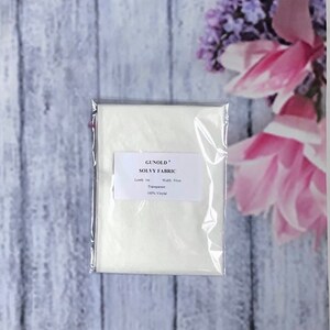 Solvy Fabric Water Soluble Embroidery Stabiliser Gunold 50cm X 1m Free ...