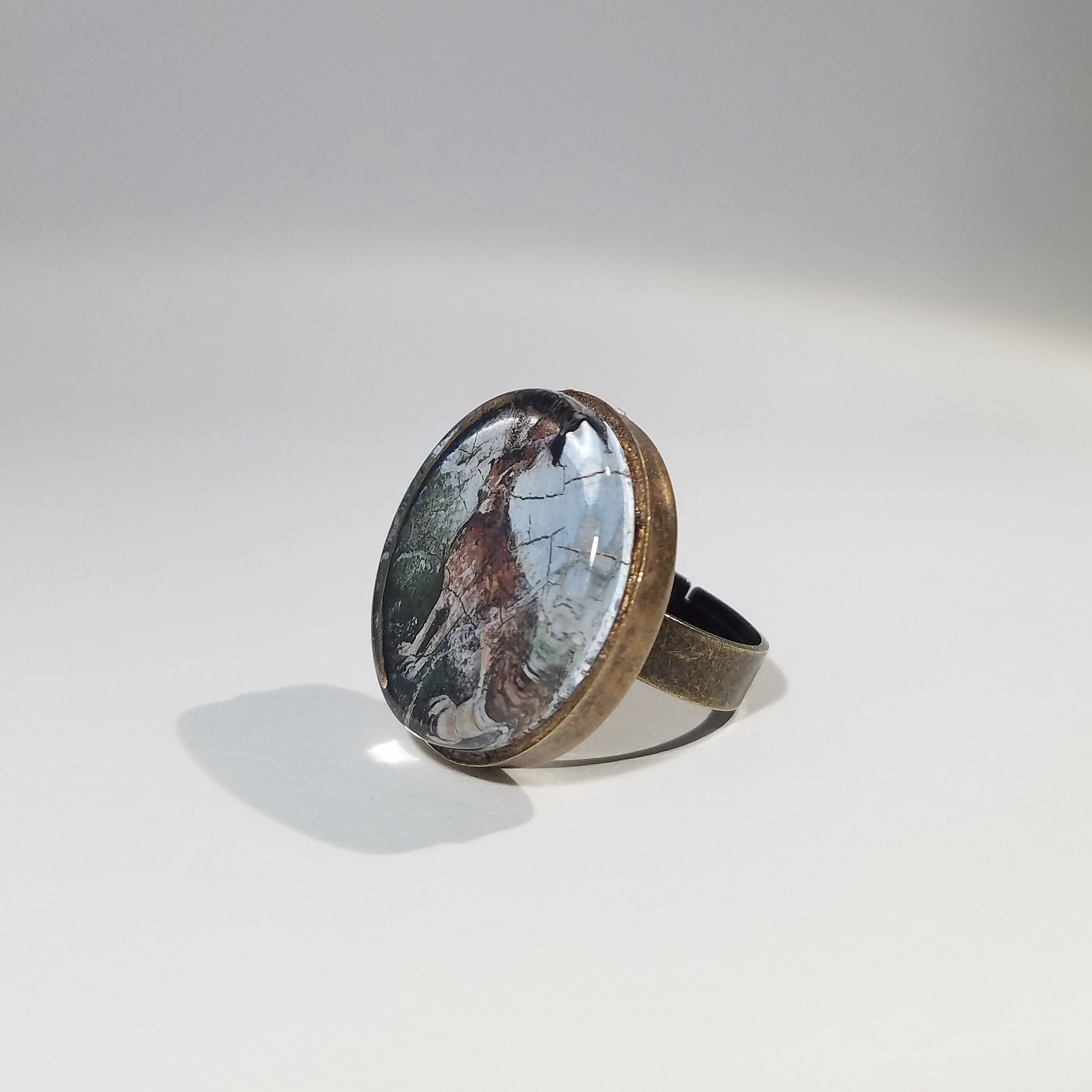 Clever Hare Ring. Wild Hare Rabbit Lover Gift Forest - Etsy