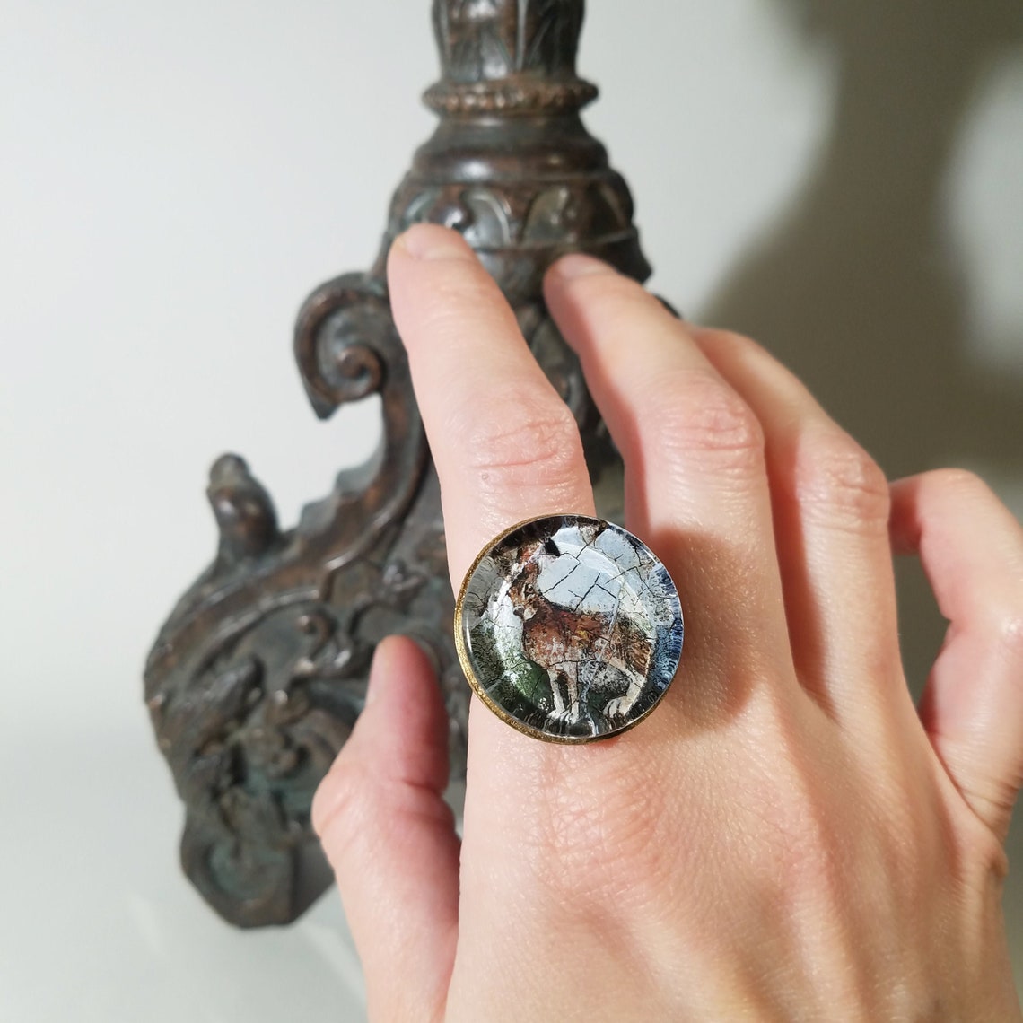 Clever Hare Ring. Wild Hare Rabbit Lover Gift Forest - Etsy