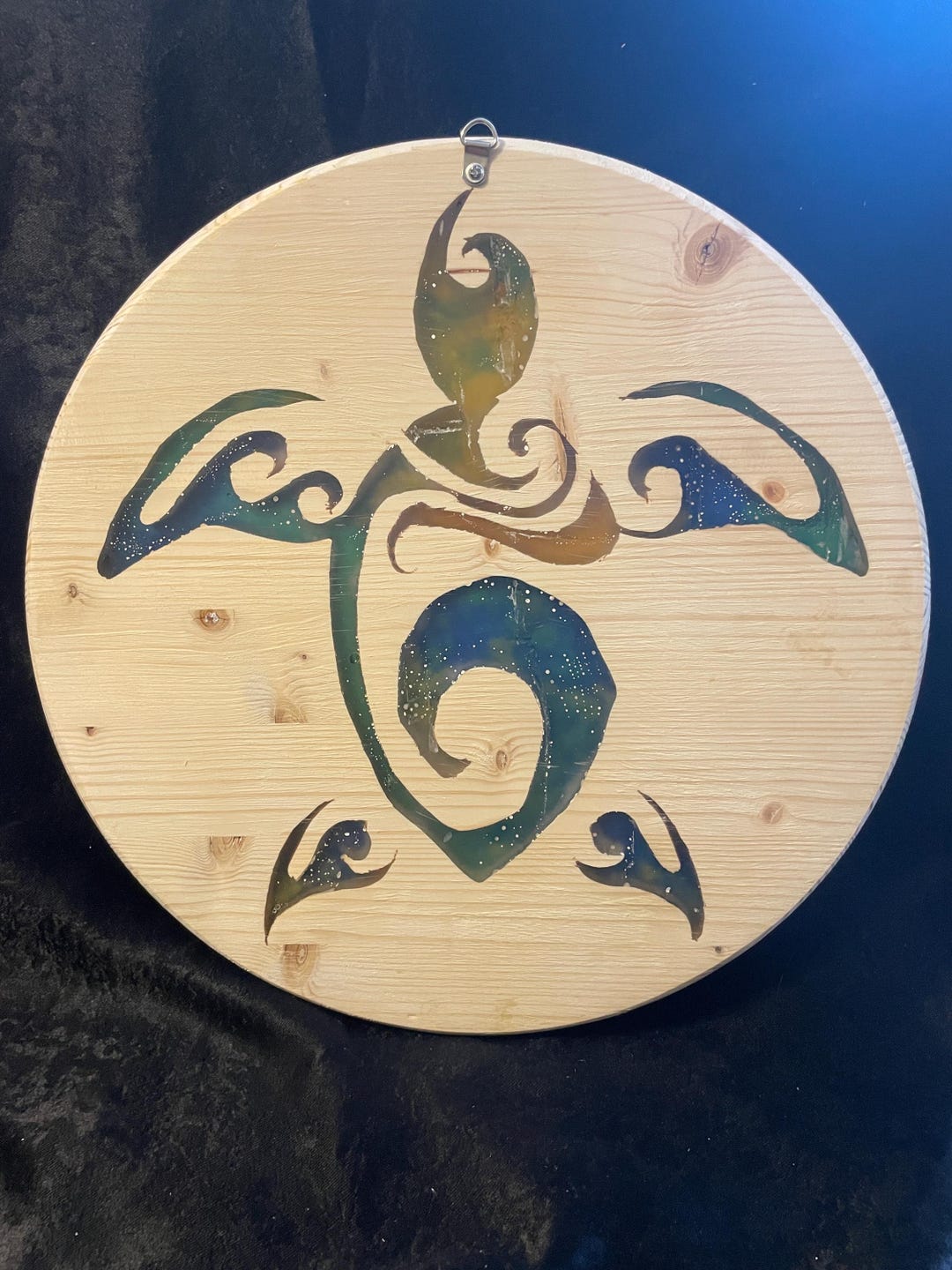 Sea Turtle Wall Hanging Using Wood and Resin - Beautiful! - Etsy