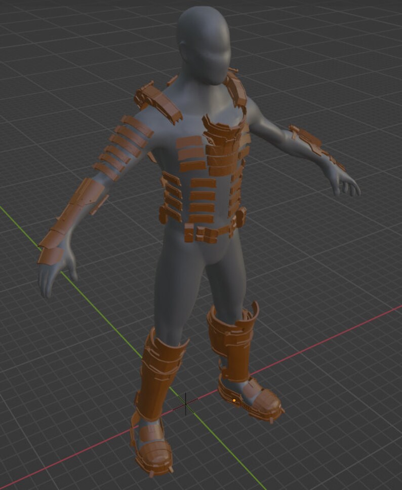 Digital Download Dead Space Remake Level 3 Suit Full Leg Armor 3D Model ...