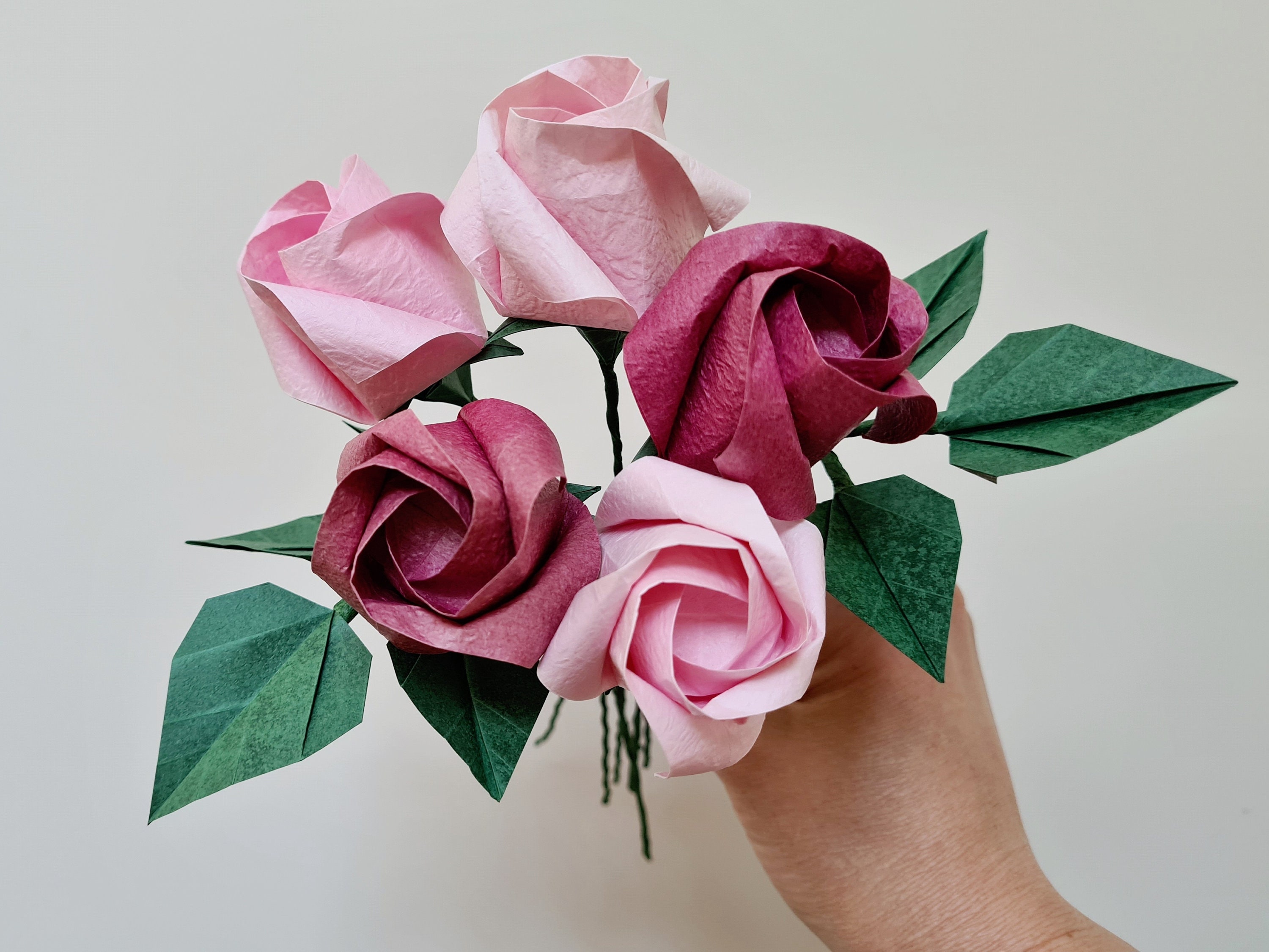 Origami Instructions Rose