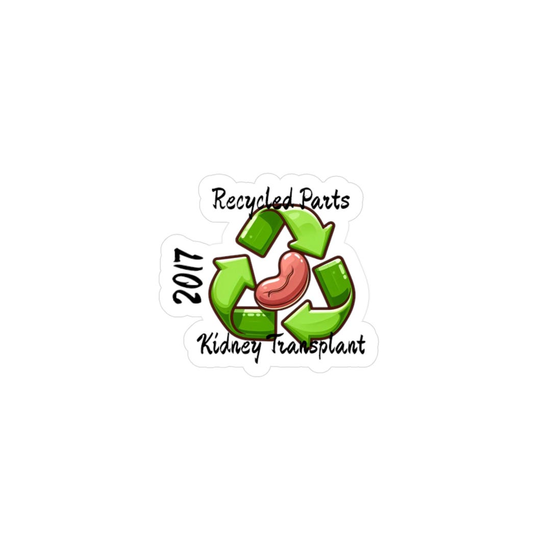 Kidney Transplant Awareness Vinyl Decals, Customizable Stickers, Organ ...