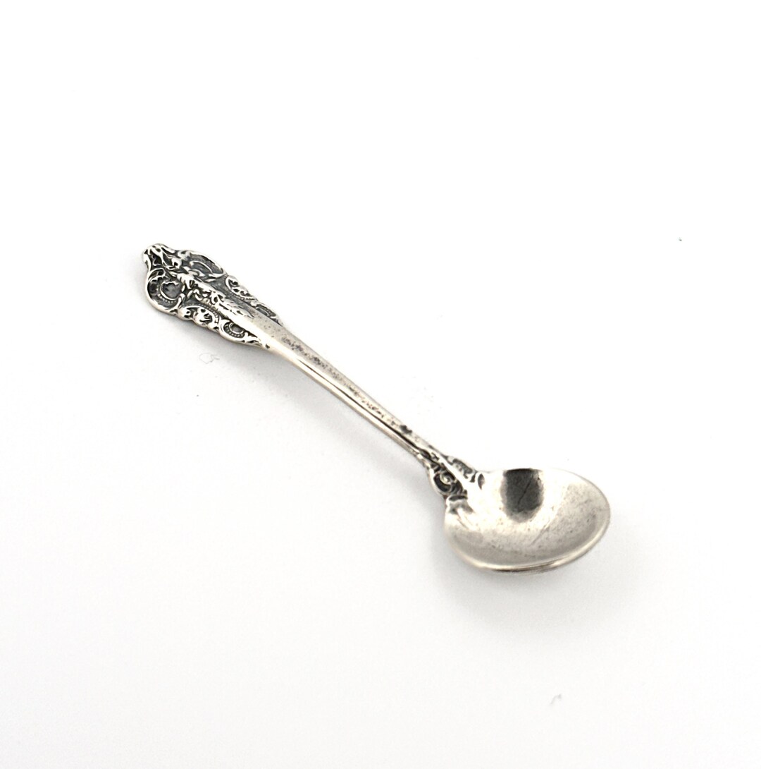 Sterling Silver Tiny Spoon,mini Spoon Vintage Style,small Spoon Sliver ...
