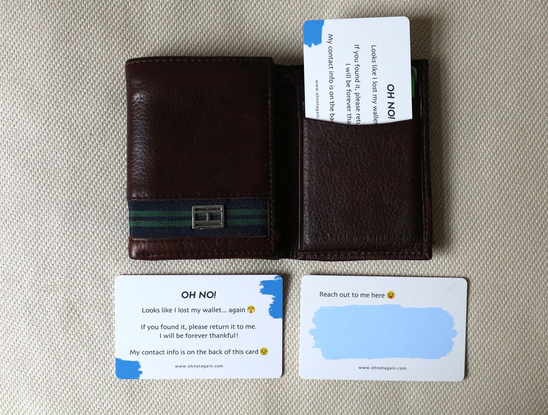 Card for Wallet for Forgetful People by Adding Contact Details Like ...
