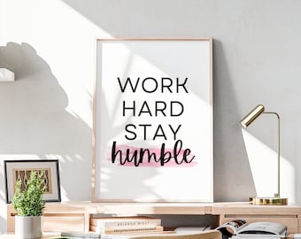 Girl Boss Printable Wall Art, Boss Babe Office Wall Decor, Boss Lady ...