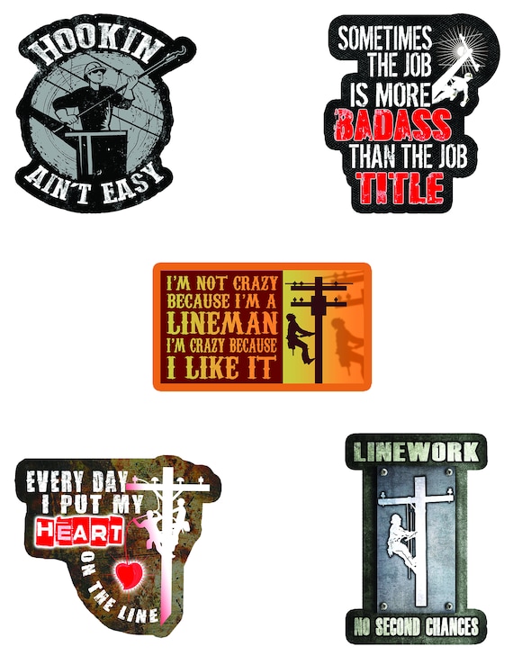 Power Lineman Stickers