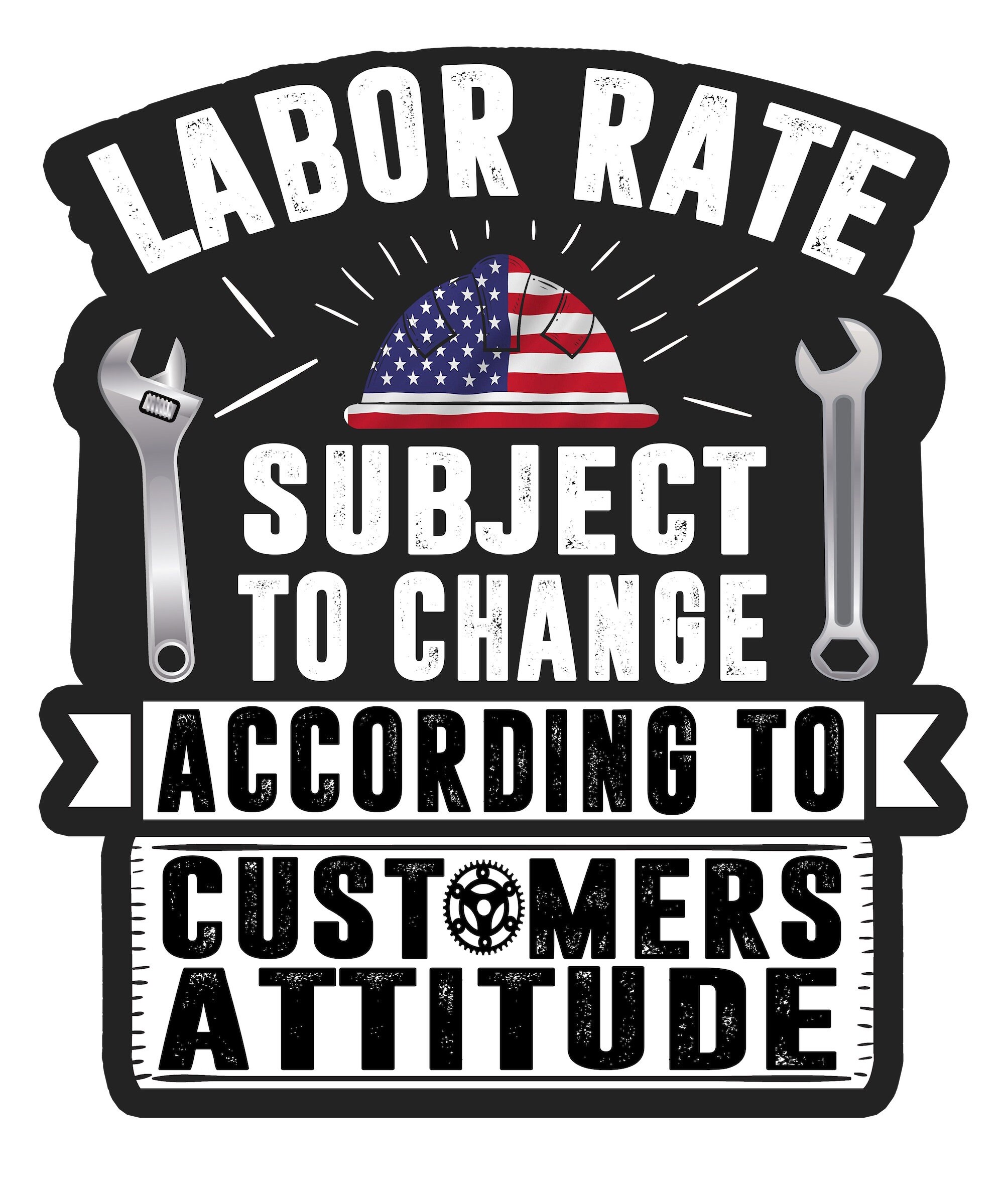 WATERPROOF Vinyl HARDHAT STICKERS Die Cut Funny Construction Uv ...