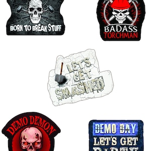 DEMOLITION Truck Wrecking Ball Water Proof VINYL STICKER – Excavators ...