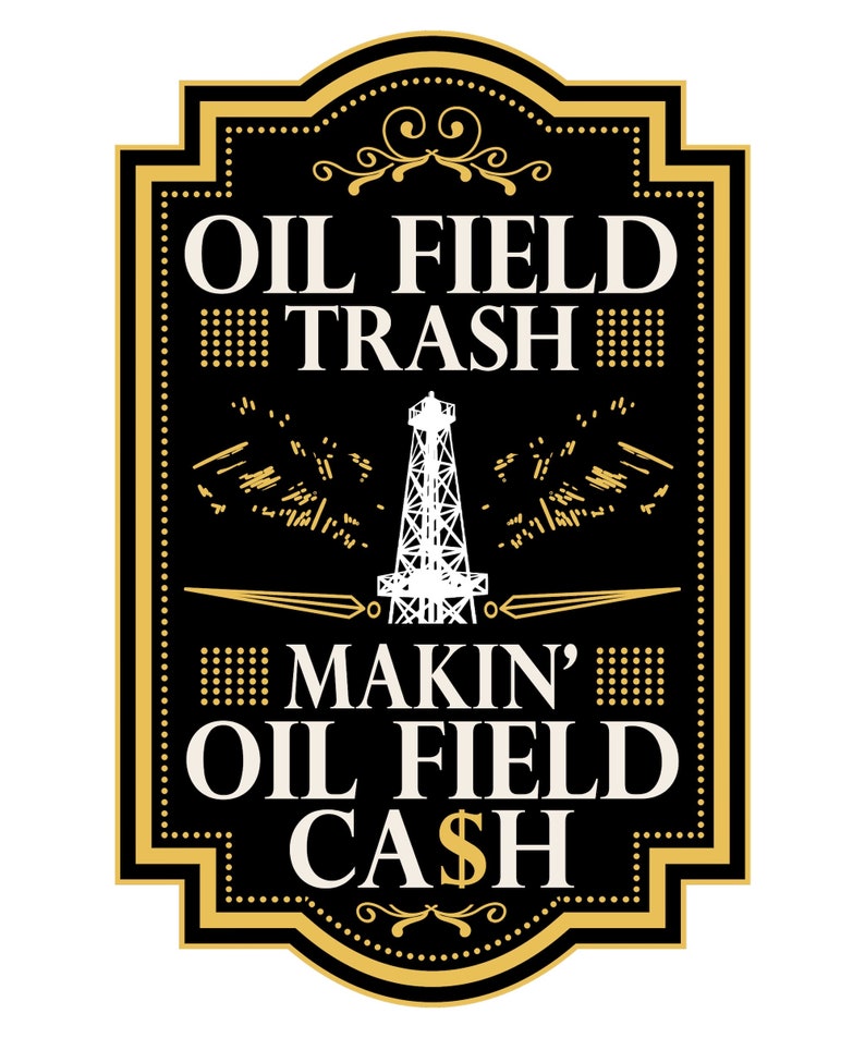 Oilfield Hard Hat & Tool Box Vinyl Stickers Badass Oilfield Stickers ...