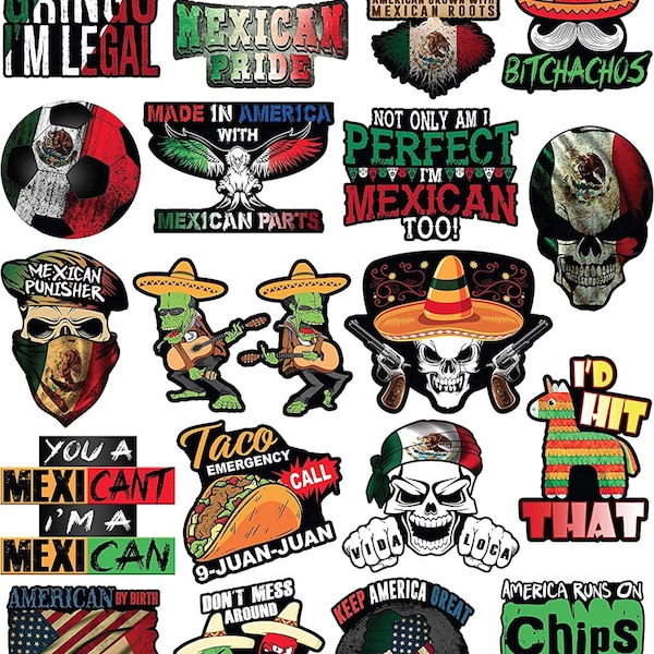Mexican Vinyl Stickers - Etsy