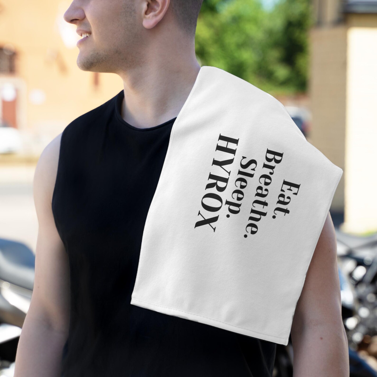 HYROX Sweat Towel Eat Breathe Sleep Hyrox Training, Perfect Gift for ...