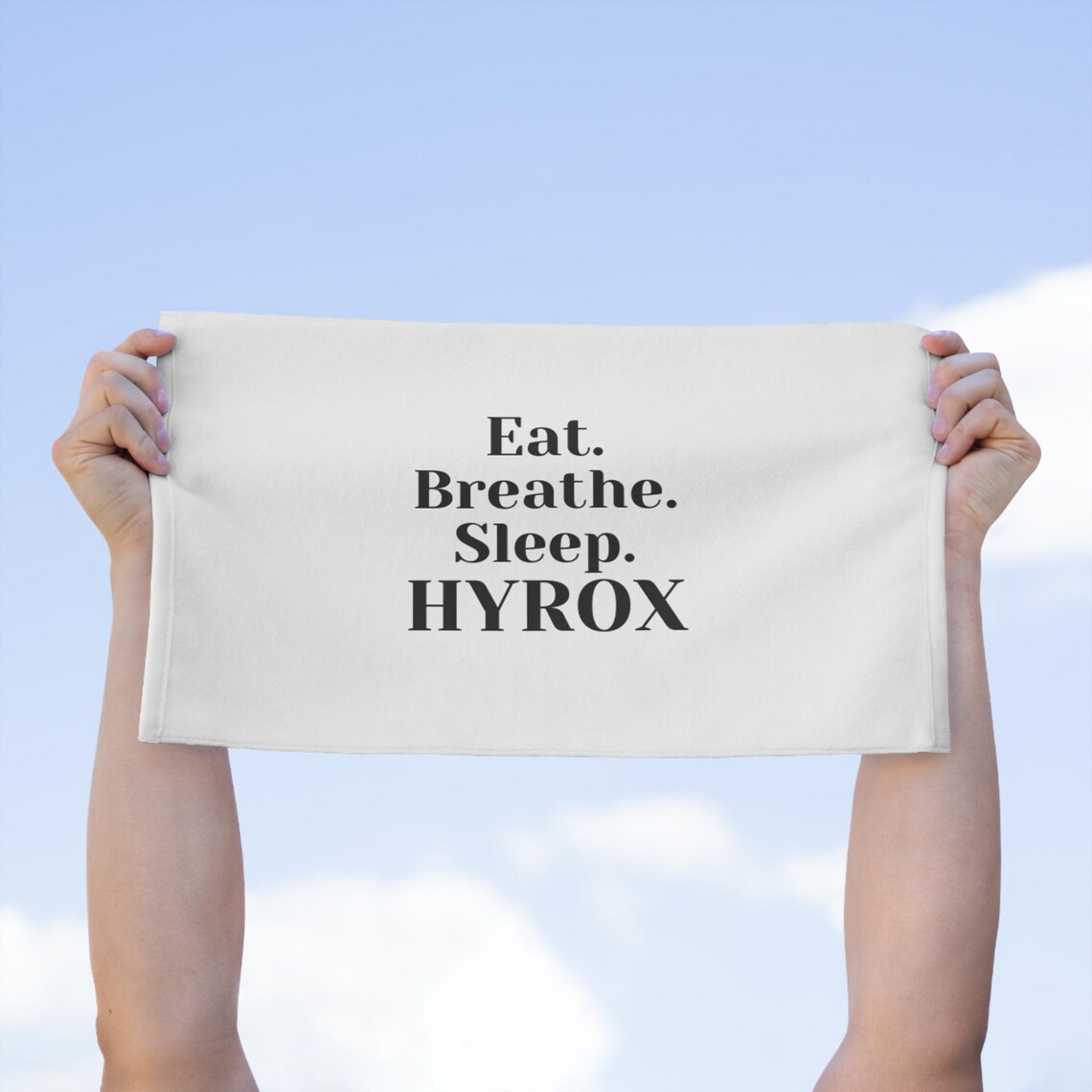 HYROX Sweat Towel Eat Breathe Sleep Hyrox Training, Perfect Gift for ...