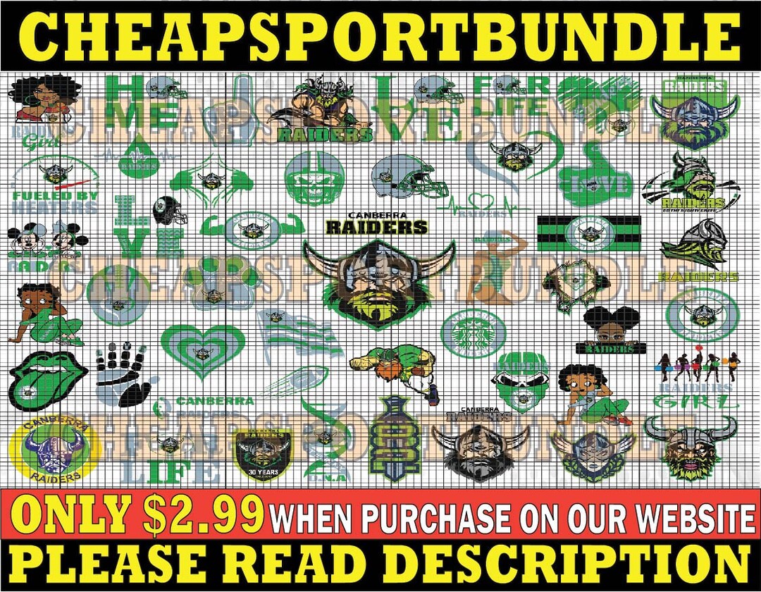 Canberra Raiders Football Team Svg Canberra Raiders Svg NRL - Etsy UK